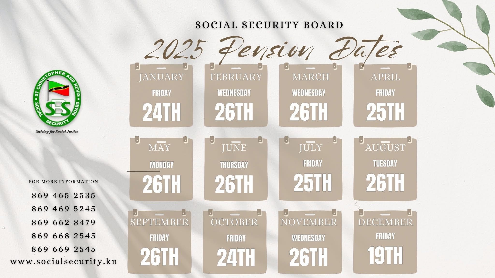 Saint Christopher and Nevis Social Security Board – The Official ...